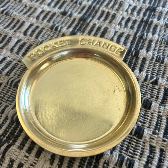 Accents | Vintage Brass Pocket Change Dish | Poshmark